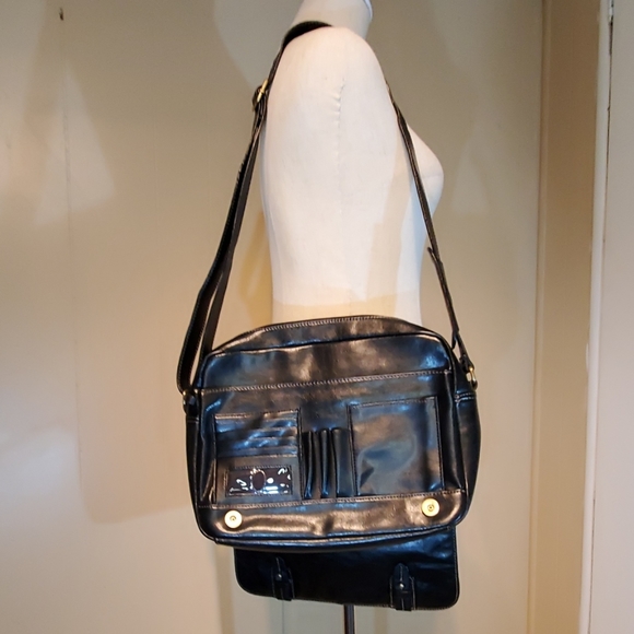 Aurielle | Bags | Aurielle Black Leather Professional Business Bag ...